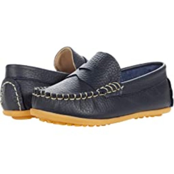 Elephantito | Shoes | New Elephantito Boys Alex Leather Driver Loafers Baby 5 Shoes Flats Navy ...